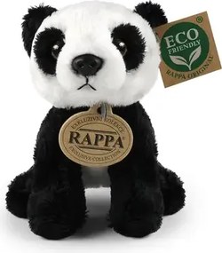 RAPPA Plyšová panda 13 cm / ECO-FRIENDLY / od 0 měsíců