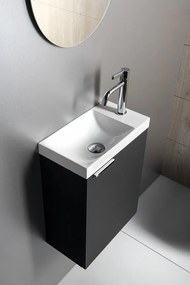 Sapho Sapho, LATUS X umyvadlová skříňka 39,4x50x22cm, antracitový mat, LT110-3434