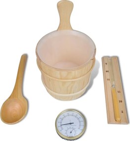 vidaXL 5dílný set příslušenství do sauny [50245]