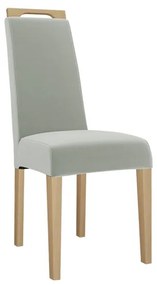 Jídelní židle JK79, Barva dřeva: bílá, Potah: Magic Velvet 2216