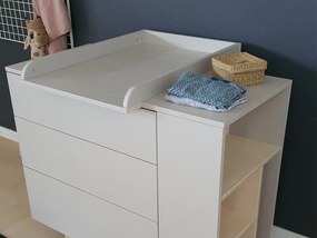 Přebalovací pult na komodu BASIC bílý