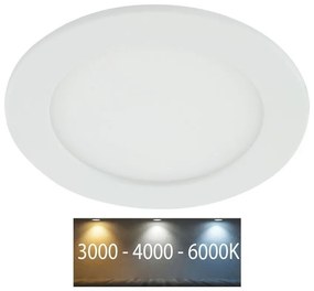 FK Technics | LED Koupelnové podhledové svítidlo LED/12W/230V s přepínačem barevné teploty IP44 | FK0153