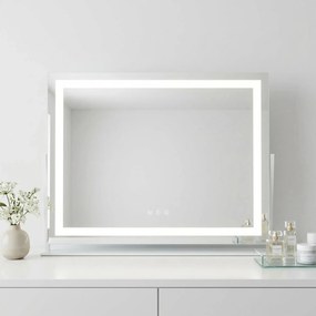 Rea Kosmetické zrcadlo 58x45 cm s regulovatelným LED osvětlením HOM-12017