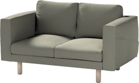 Potah na pohovku IKEA Norsborg 2-místná barva šedá látka pletený vzor