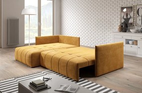 Casarredo - Komfort nábytek Rohová sedací souprava SPINETA Monolith 09 rozkládací s úložným prostorem