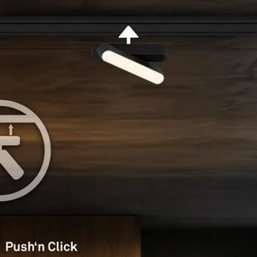 Lištové LED svítidlo BRILONER Luxtrail 48V Tracklight 5,5W nastavitelné černá 8030015