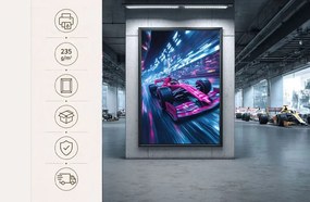 Noční rychlost - obraz - Závodní energie velkoměsta 12 - 50 x 70 cm - 649 Kč