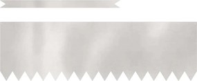 Okraj trávníku 30 ks 100 x 0,05 x 30 cm Nerezová ocel Stříbrná 3335785