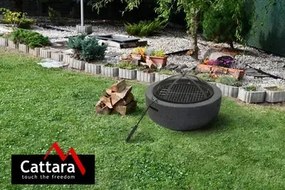 Cattara Ohniště LA PALMA MgO 44 cm šedá