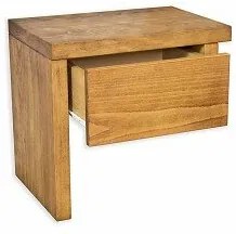 Dřevěný noční stolek z masivu VIENA - Provedení masiv Buk nebo za příplatek Olše, Bříza, Dub, Javor, Jasan