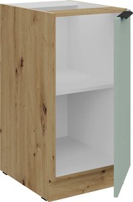 ARIA st | dolní skříňka 40 D 1F policová | 40 cm | ANTI FINGERPRINT povrch | artisan/aquamarine