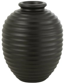 OnaDnes -20% Černá keramická váza J-line Poglar 66 cm