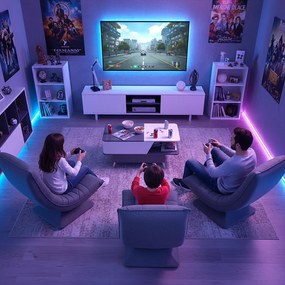 Velaco Rozkládací relaxační otočné křeslo ORION