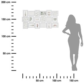 Nástěnný fotorámeček Suzy 55x102 cm