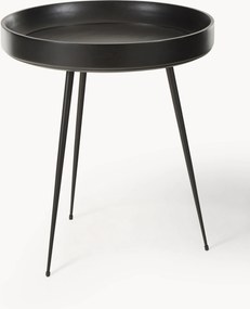 Malý kulatý odkládací stolek z mangového dřeva Bowl