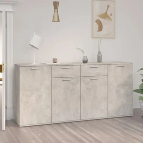 Příborník betonově šedý 160 x 36 x 75 cm kompozitní dřevo 3074931