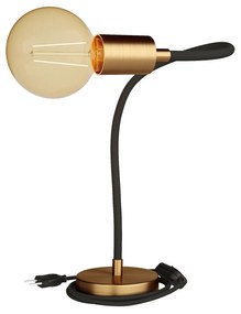 creative cables Flexibilní stolní lampička Flex Barva: Matný bronz