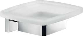 Sapho Gedy Elba - Mýdlenka s držákem, mléčné sklo/chrom A01113