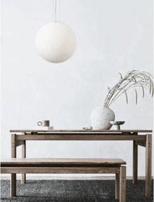 Bílé skleněné závěsné svítidlo ø 50 cm Nevoso – Nova Luce