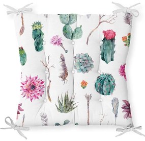 Podsedák s příměsí bavlny Minimalist Cushion Covers Succulent, 40 x 40 cm