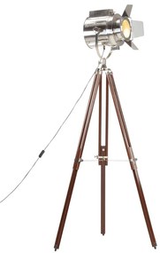 Stojací lampa na stativu masivní mangovníkové dřevo 180 cm 286106
