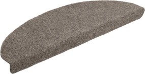 Schodové rohože samolepicí 5 ks 65 x 21 x 4 cm béžové, půlkulaté, velké 149716