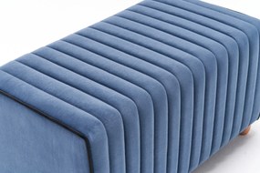 Atelier del Sofa Taburet Mabel Puf - Blue, Modrá