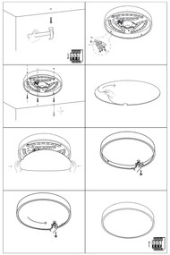 TOP LIGHT Světlo nástěnné-stropní Metal 40C RC, Černá