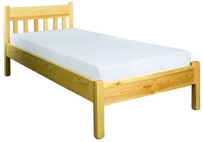 Drewmax LK156 100x200 cm - Dřevěná postel masiv jednolůžko
