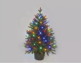 EMOS LED vánoční řetěz 4m, venkovní i vnitřní multicolor, časovač D4AM01