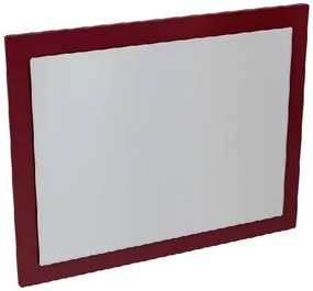 Sapho Mitra - Zrcadlo v rámu 720x520 mm, bordó MT193