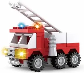 BLOXO 259867 Kompatibilní stavebnice hasiči auto 53 ks / od 6 let