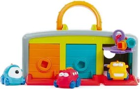 TEDDIES Garáž s autíčky / 3 auta / plast / od 2 let