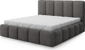 Postel Edvige + Dřevěný rám + plynový výtah + kontejner 180x200