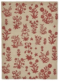 Vlněný kusový koberec Sanderson Woodland Glade linen russet brown 146801 Brink & Campman 170 x 240