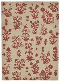 Vlněný kusový koberec Sanderson Woodland Glade linen russet brown 146801 Brink & Campman 200 x 280