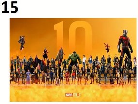Obraz s motivem Marvel Superhrdinové, více motivů Motiv: 15, Rozměry (cm): 20x30 cm