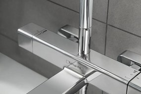 Hansgrohe Croma E, Showerpipe 280 1jet s vanovým termostatem, chromová, HAN-27687000