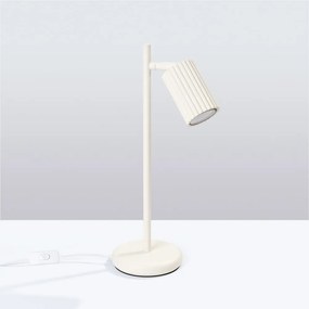 Krémová stolní lampa (výška 43 cm) Gleam – Sollux