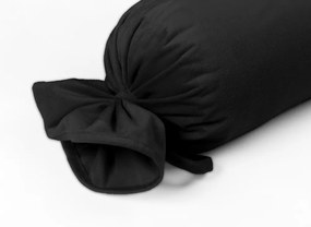 Biante Sametový polštář válec bonbon Velvet Premium SVP-014 Černozelený 15x60 cm