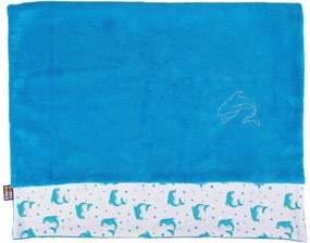 Kaarsgaren Dětská deka 70x100 cm delfín Wellsoft bio-bavlna aqua