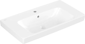 Villeroy & Boch Architectura - Umyvadlo 80x45 cm, s přepadem, otvor pro baterii, CeramicPlus, alpská bílá 4A8780R1