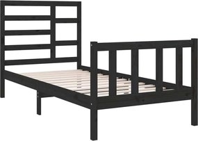 vidaXL Rám postele masivní dřevo 75 x 190 cm malé jednolůžko [3105889] Barva: Přírodní