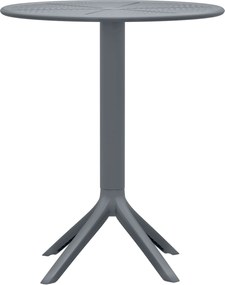Kulatý stůl Lacota 60 cm - antracitová