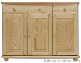 dřevěná kuchyňská skříňka dolní z masivního dřeva borovice KD143 pacyg