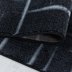 Vopi | Kusový koberec Costa 3521 black - 80 x 250 cm