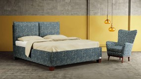 Materasso Čalouněná postel KINGSTONE boxspring ROZMĚR: 2x (90x200) cm - boxspring