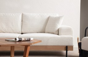 Hanah Home Třímístná pohovka ETI dub bílá 220 cm