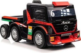 LEAN CARS Elektrické autíčko Mercedes s návěsem XMX622B, LCD, červené