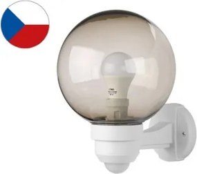 Nástěnné svítidlo s čidlem Panlux PARK ZOK-S-20/B kouřová E27 60W